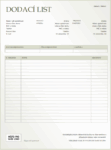 Dodací list – vzor, online, ke stažení - Vdenik.cz